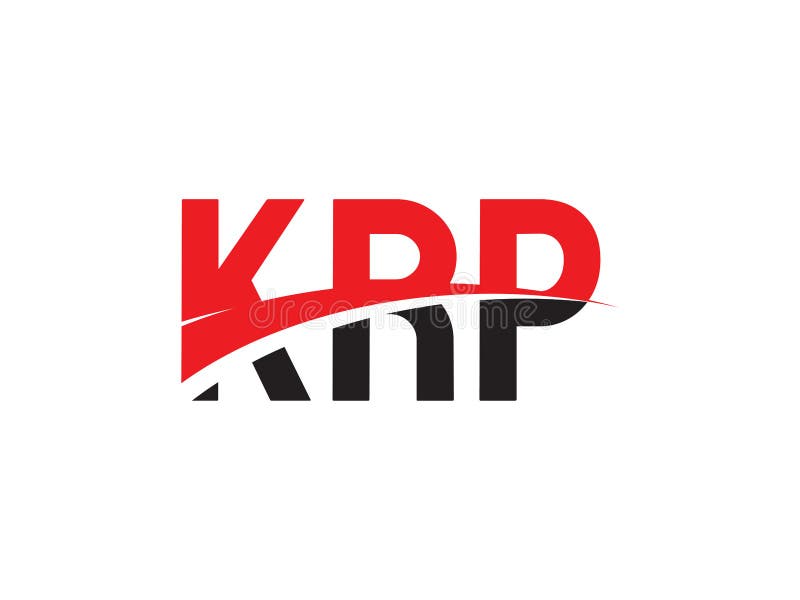 KRP Letter Initial Logo Design Vector Illustration Stock Vector ...