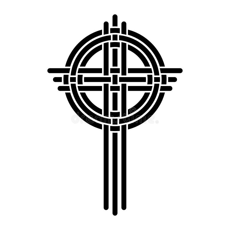 Kruis Als Christelijk Symbool Vector Illustratie - Illustration of ...