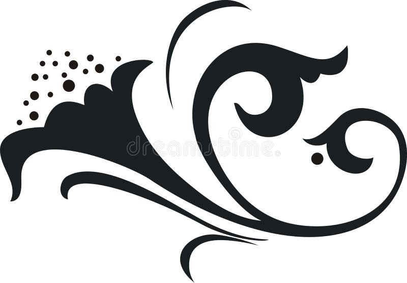 Krul stock illustratie. Illustration of grafisch, krul - 13036014