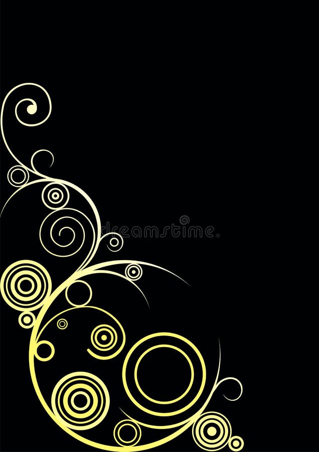Krul vector illustratie. Illustration of markttent, decoratie - 4287173