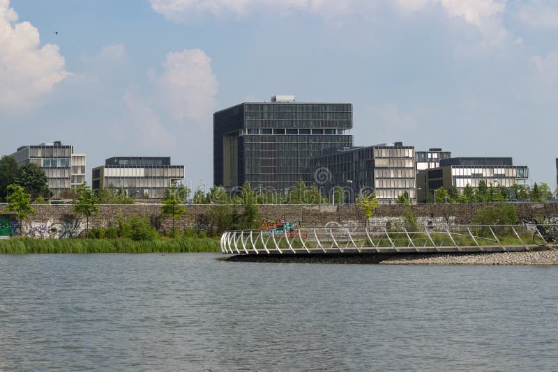 Krupp Headquarters Behind Lake Editorial Image - Image of huge ...