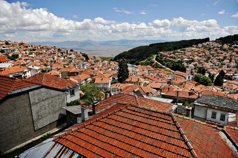 Panorama Of Krusevo, City In Macedonia Stock Image - Image of ...