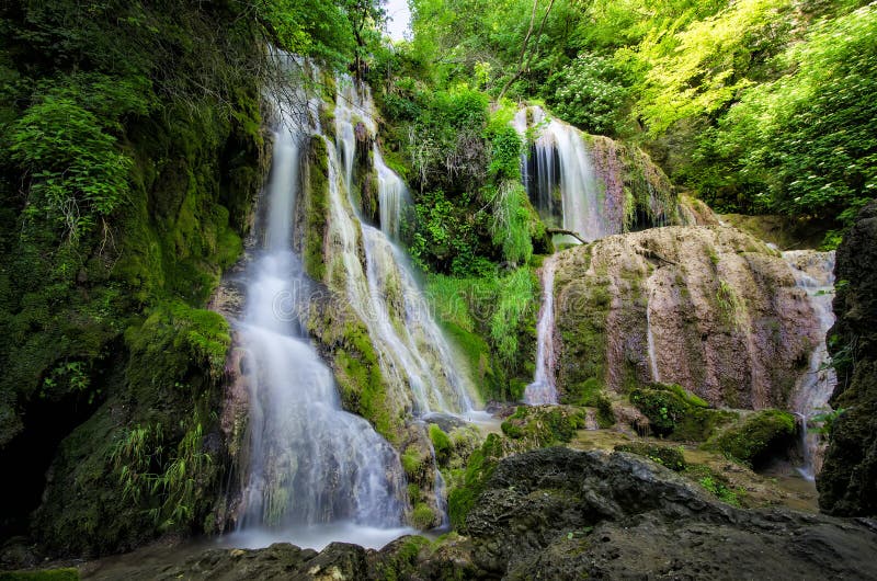 Krushuna waterfalls 2 stock photo. Image of leaf, balkan - 31315280