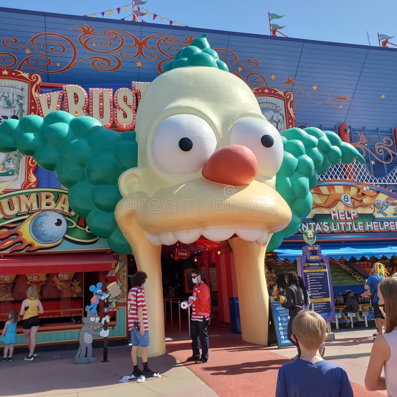Krustyland at Universal Orlando Studios Editorial Stock Image - Image ...