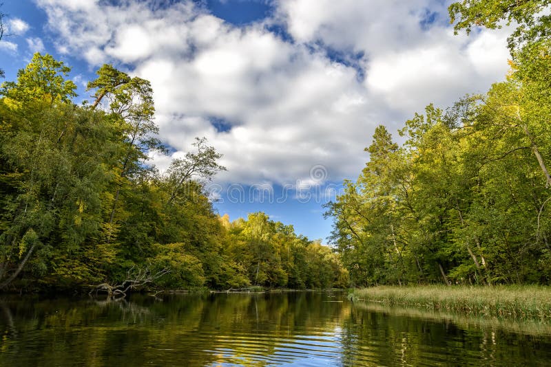 Krutynia in Masuria in Poland Stock Image - Image of channel, landscape ...