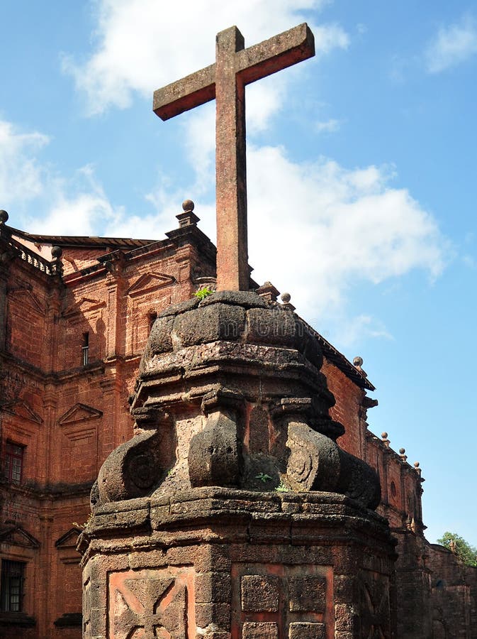 Kruzifix Bom Jesus, Goa, Indien Stockbild - Bild von marmor, silber ...