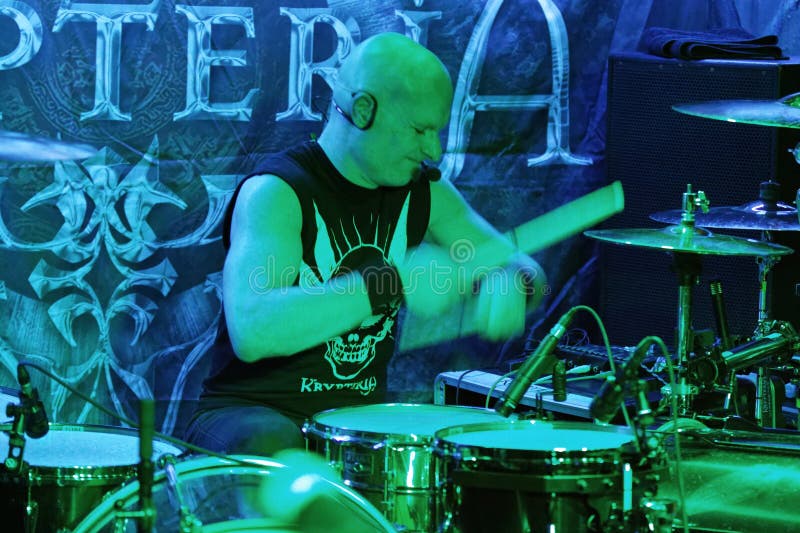 KRYPTERIA - Drummer editorial stock image. Image of show - 22360009