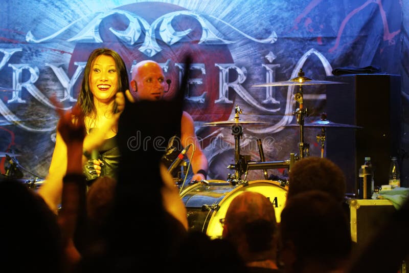 KRYPTERIA - Singer Ji-in editorial image. Image of live - 22360325