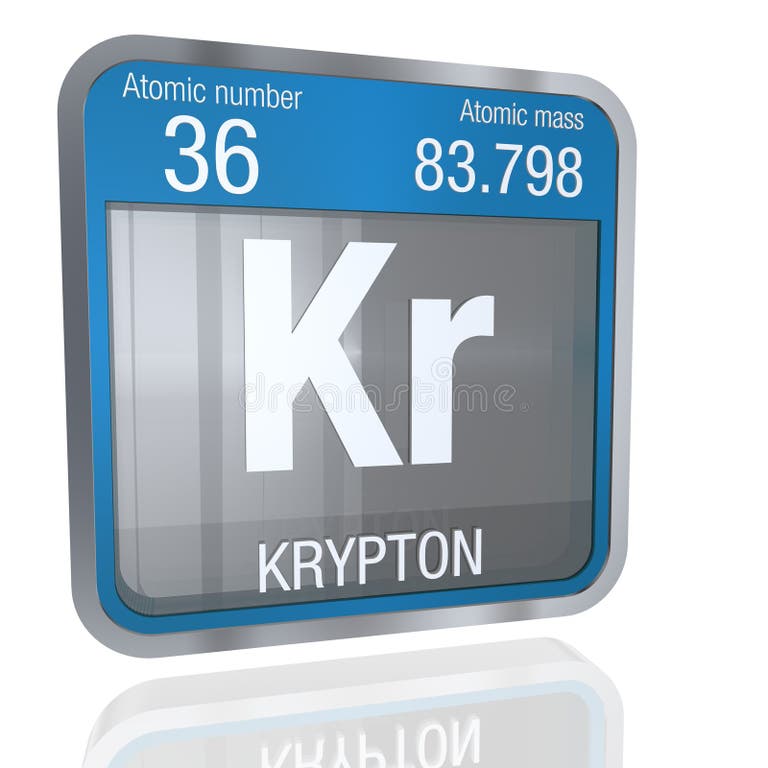 Krypton Symbol Stock Illustrations – 354 Krypton Symbol Stock ...