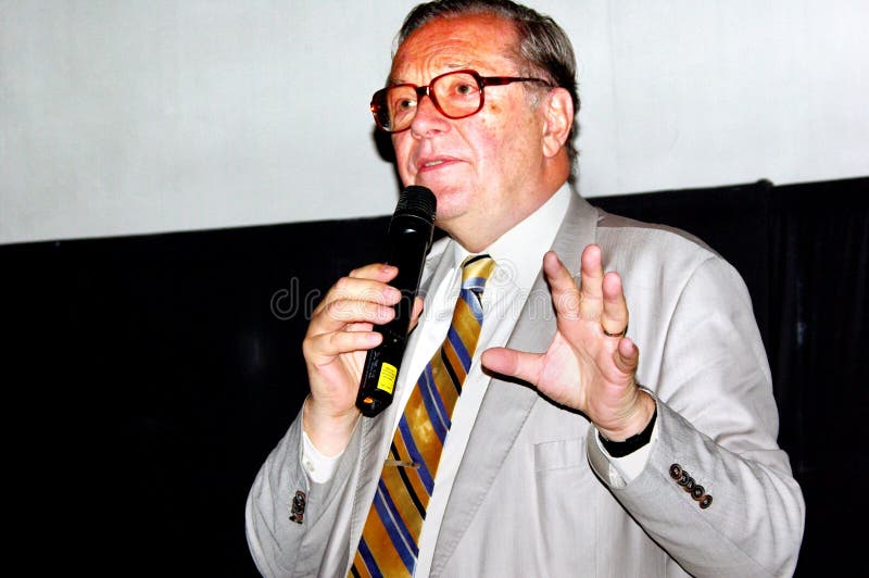 Krzysztof Zanussi [2] editorial stock image. Image of theatre - 20103764