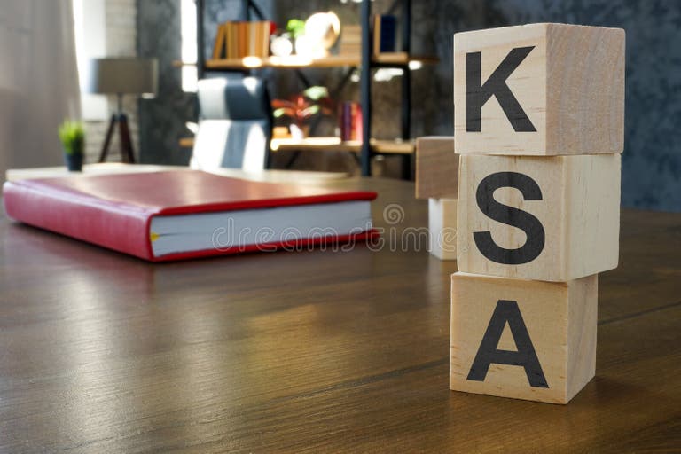 KSA Knowledge, Skills and Abilities Blocks. Stock Image - Image of ...