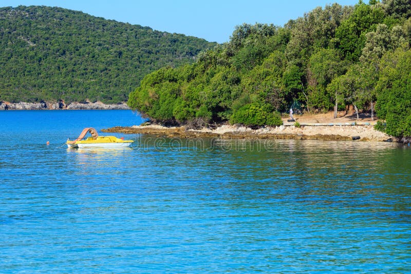 Ksamil-Strand, Albanien stockbild. Bild von albanisch - 90081885