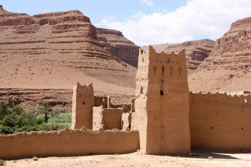Ksar stock image. Image of morrocco, building, ksar, traditional - 16104035