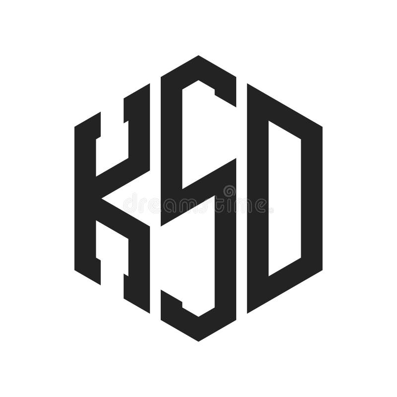 KSD Logo Design. Initial Letter KSD Monogram Logo Using Hexagon Shape ...