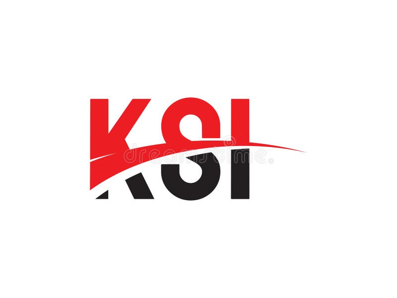 KSI Letter Initial Logo Design Vector Illustration Stock Vector ...