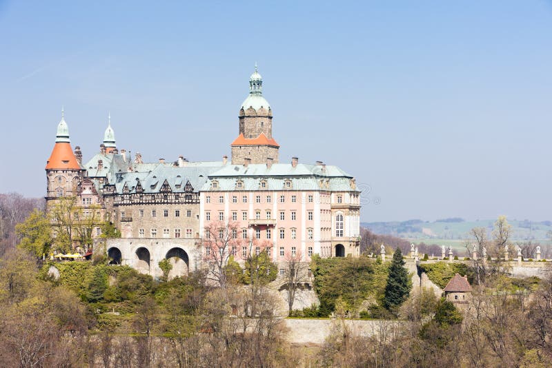 Palace Ksiaz (Furstenstein) - Castle in Walbrzych in Lower Silesian ...