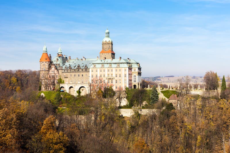 Palace Ksiaz (Furstenstein) - Castle in Walbrzych in Lower Silesian ...