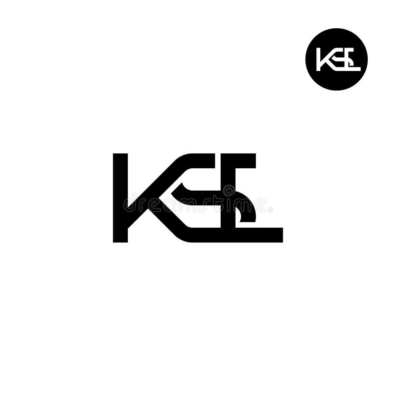 KSL Logo Letter Monogram Design Stock Illustration - Illustration of ...