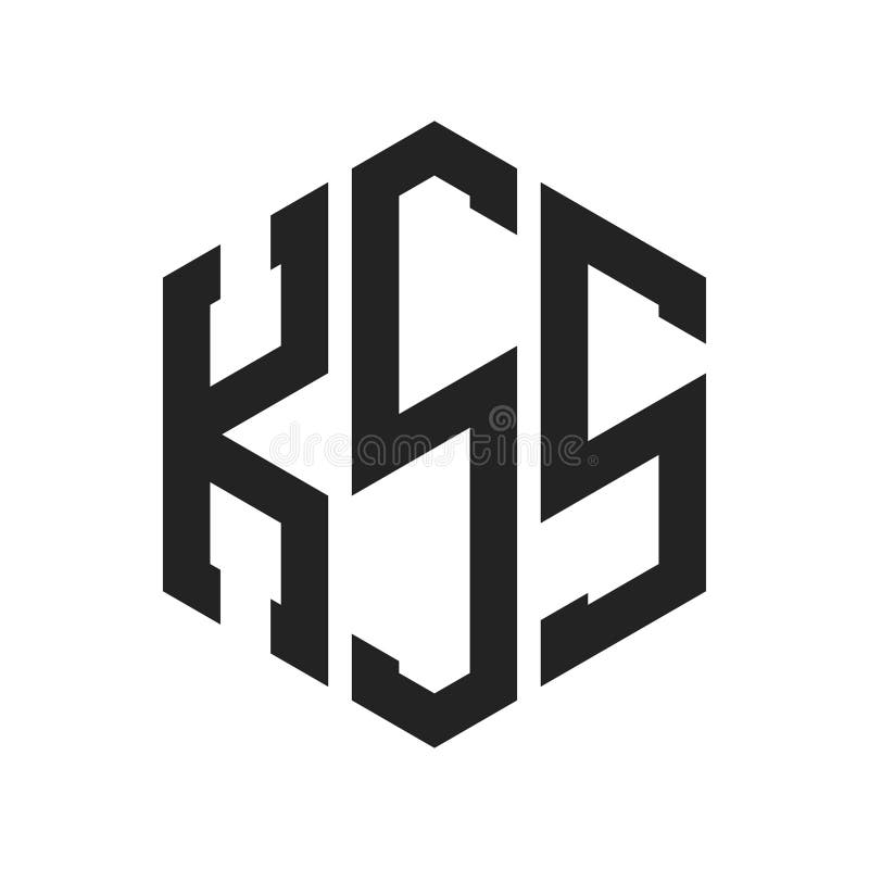 KSS Logo Design. Initial Letter KSS Monogram Logo Using Hexagon Shape ...