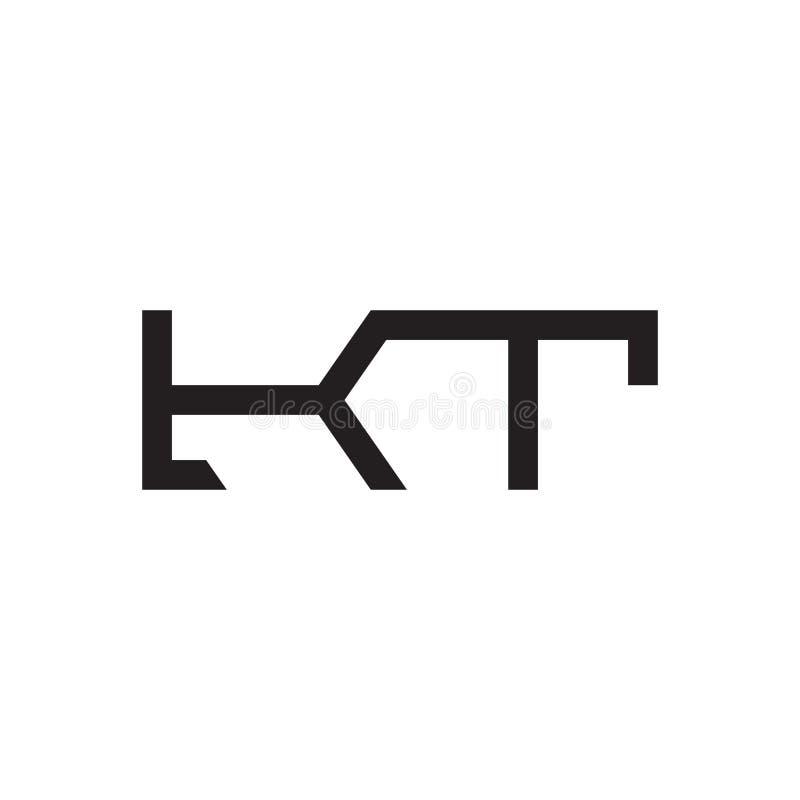 Kt Initial Letter Vector Logo Icon Stock Vector - Illustration of ...