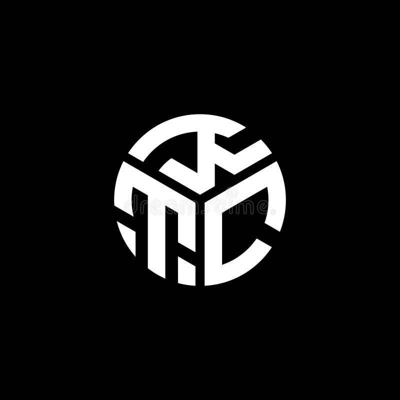 KTC Letter Logo Design on Black Background. KTC Creative Initials ...