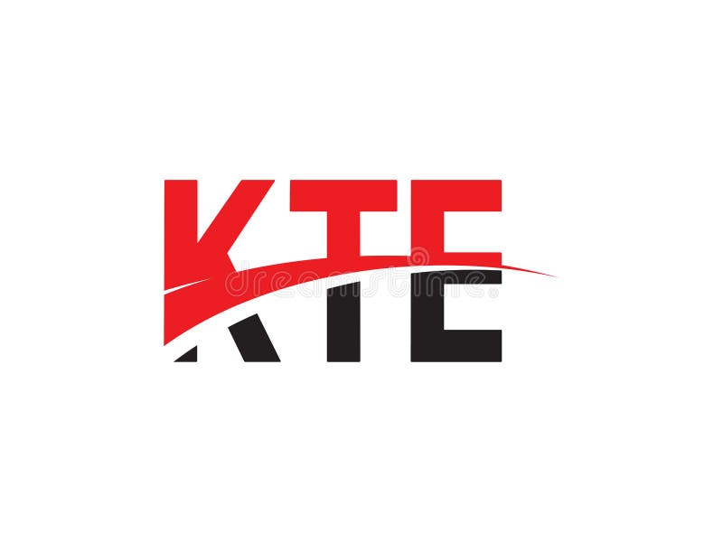 KTE Letter Initial Logo Design Vector Illustration Stock Vector ...