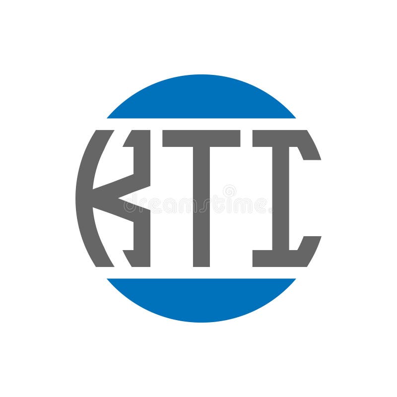 KTI Letter Logo Design on White Background. KTI Creative Initials ...
