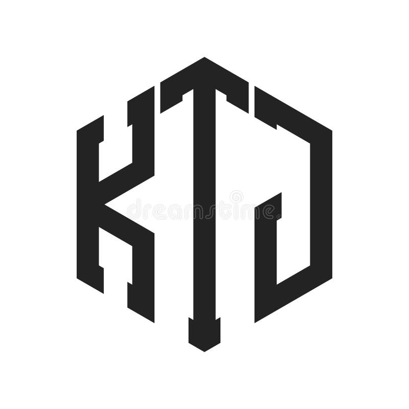 KTJ Logo Design. Initial Letter KTJ Monogram Logo Using Hexagon Shape ...