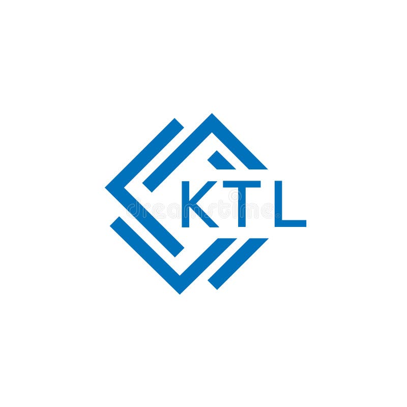 KTL Letter Logo Design on White Background. KTL Creative Circle Letter ...