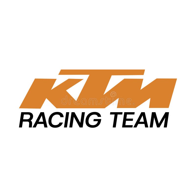KTM RACING TEAM Vector Logo Stock Illustration - Illustration of emblem ...