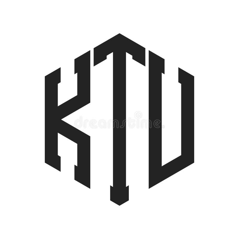 KTU Logo Design. Initial Letter KTU Monogram Logo Using Hexagon Shape ...