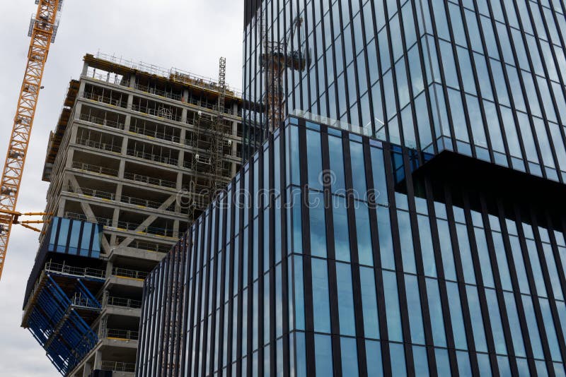 KTW Office Complex Construction Site Editorial Image - Image of second ...