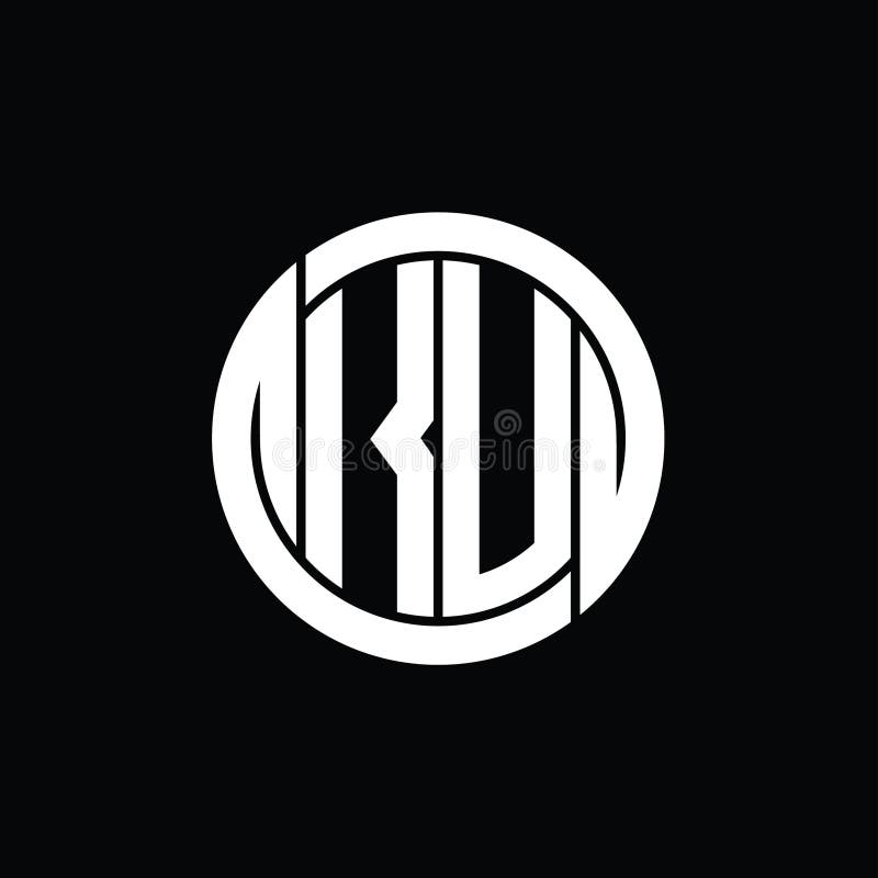 KU Logo Monogram Shield Inside Circle Shape Vector Images Design ...