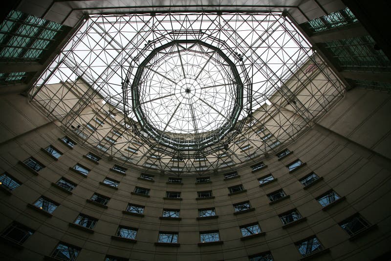 Kuala Lumpur Ceiling Shot editorial stock image. Image of glass - 193671314