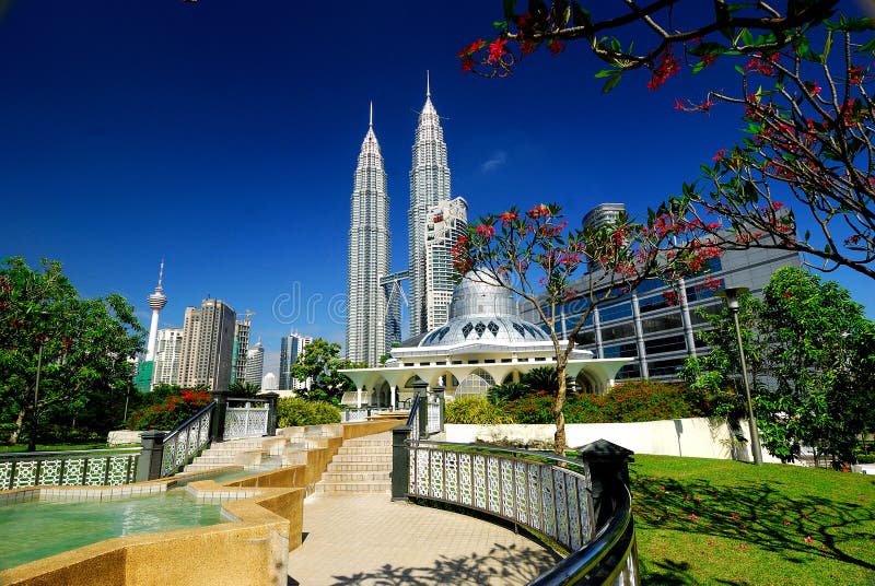 Kuala Lumpur City Centre editorial stock photo. Image of tower - 25339508