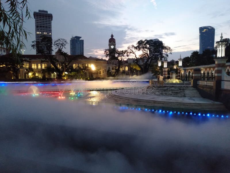 Kuala Lumpur, Intersection of River Klang & River Gombak Stock Photo ...