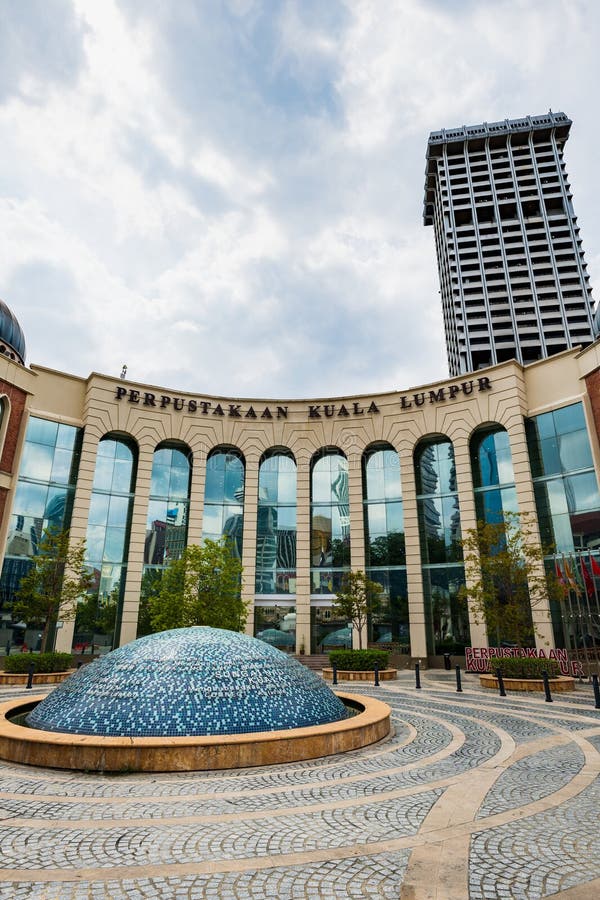 ` Perpustakaan Kuala Lumpur` Signage in Malay Language, it Located at ...
