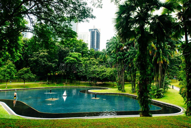 Kuala Lumpur, Malaysia - August 2019 Pool in Kuala Lumpur Stock Photo ...