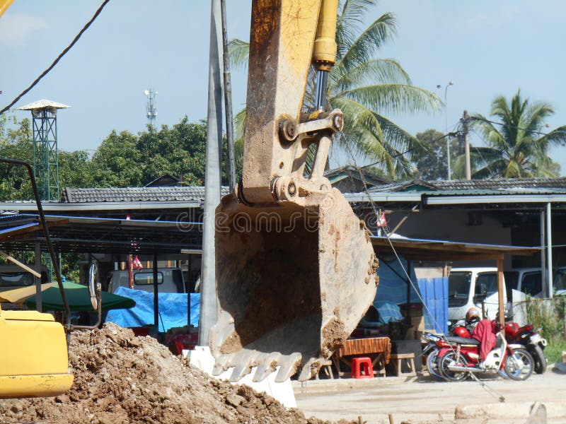Excavators Machine is Heavy Construction Machine Used To Excavate Soil ... Excavators Machine is Heavy Construction Machine Used To Excavate Soil ...