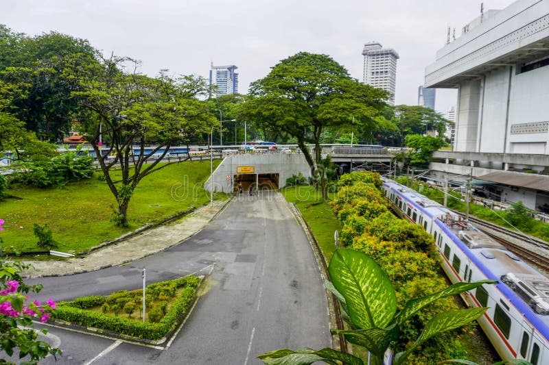 Kuala Lumpur, Malaysia - January 7, 2024: Streets of Kuala Lumpur in ... Kuala Lumpur, Malaysia - January 7, 2024: Streets of Kuala Lumpur in ...