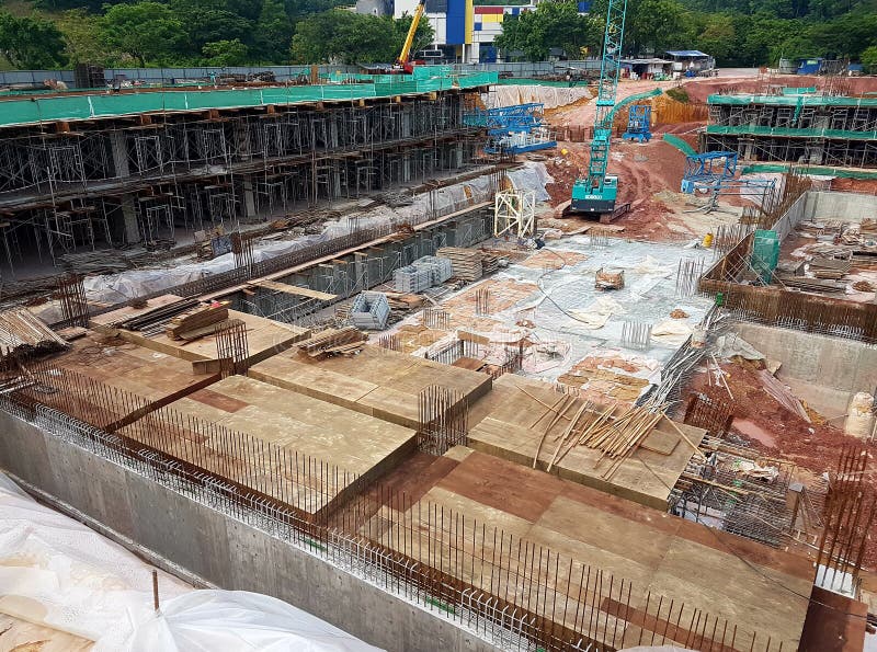 Building Basement Under Construction Using the Open Cut Method ...