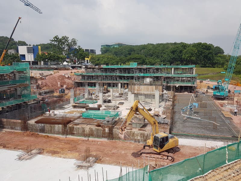 Building Basement Under Construction Using the Open Cut Method ...