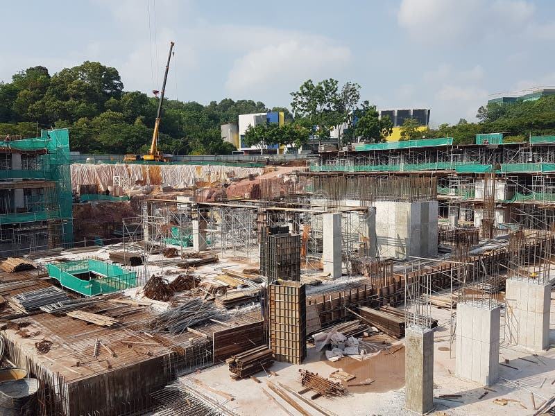 Building Basement Under Construction Using the Open Cut Method ...