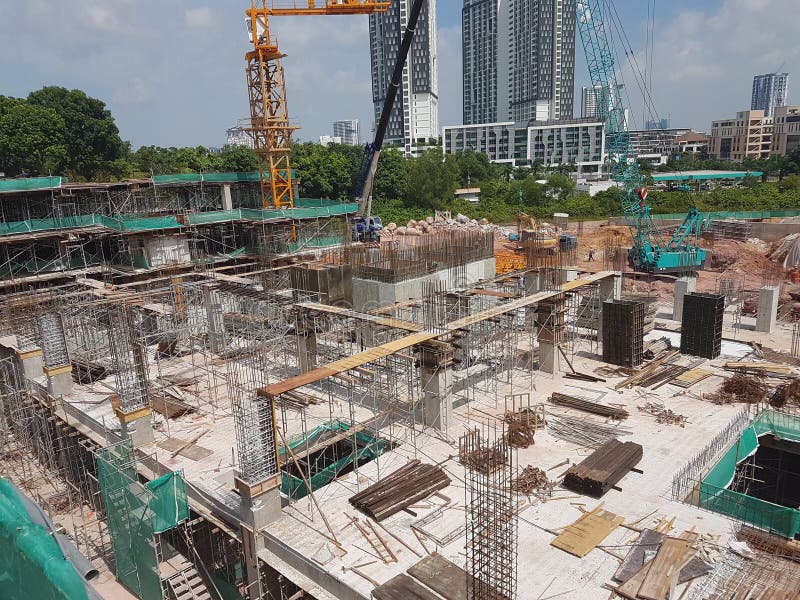 Building Basement Under Construction Using the Open Cut Method ...