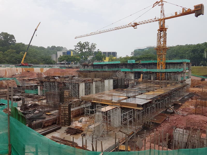 Building Basement Under Construction Using the Open Cut Method ...