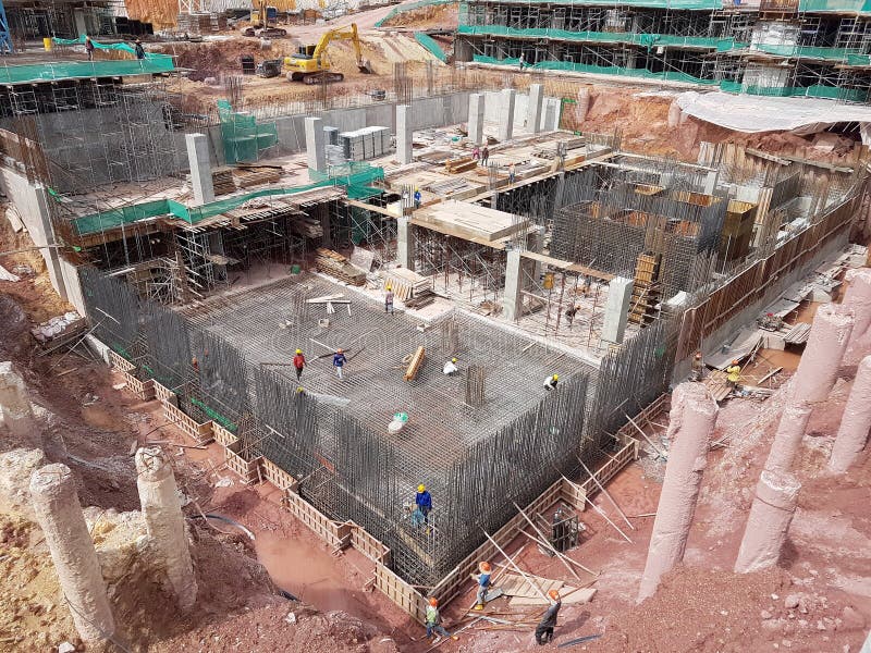 Building Basement Under Construction Using the Open Cut Method ...