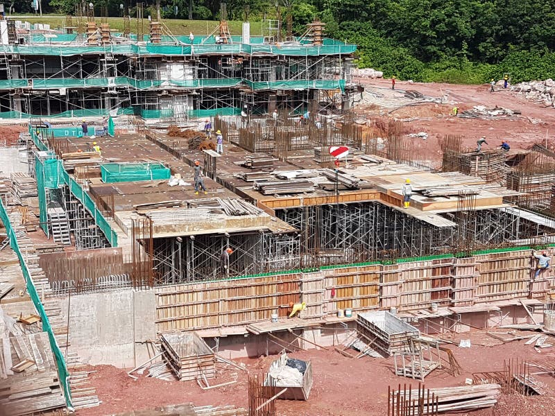 Building Substructure and Super-structure Under Construction Using the ...