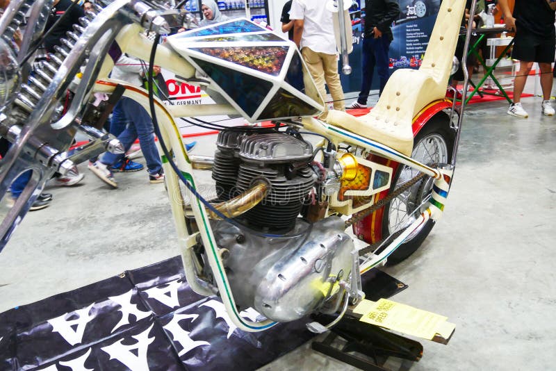 Selective Focused on a High Performance Motorcycle Engine. Editorial ...