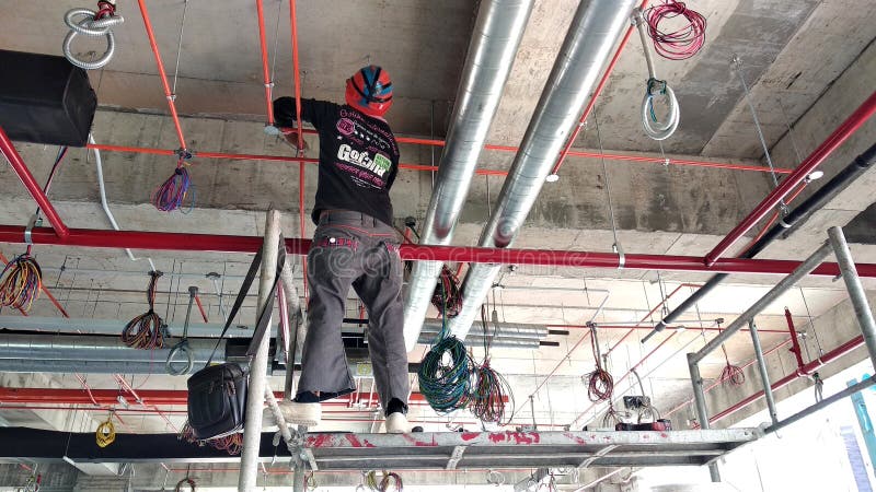 Installation of Electrical Services, Conduit, Cable Tray and Wire-ring ...