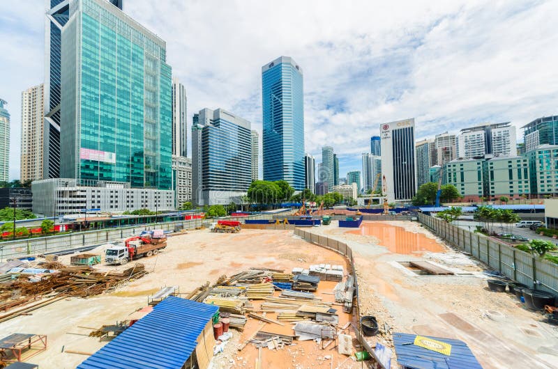 Scenic View of the City Development in Kuala Lumpur,Malaysia Editorial ...